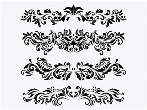 Premium Vector Ornate Scroll And Decorative Design Elements