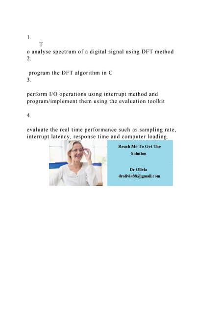 1 to analyse spectrum of a digital signal using dft metho docx