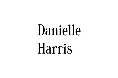 Danielle Harris Font Free Font Download