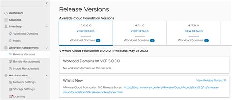 Vcf On Vcd Upgrade To Vcf 5 My Software Defined Datacenter