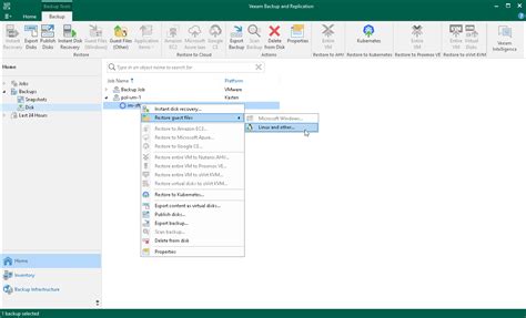 Restoring Guest Os Files Veeam Kasten Integration Guide