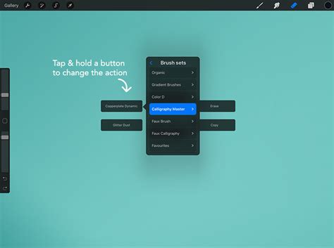 speed your procreate workflow with quickmenu ipad calligraphy