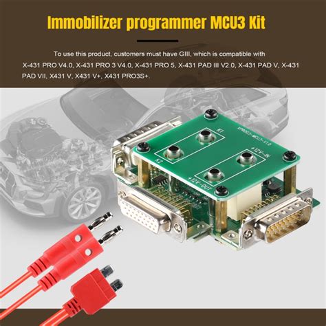 launch x431 xprog3 x prog3 and mcu3 adapter