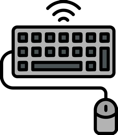 Keyboard And Mouse Vector Icon 21027143 Vector Art At Vecteezy