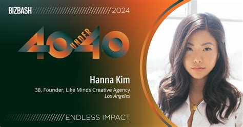 2024 Bizbash 40 Under 40 Hanna Kim