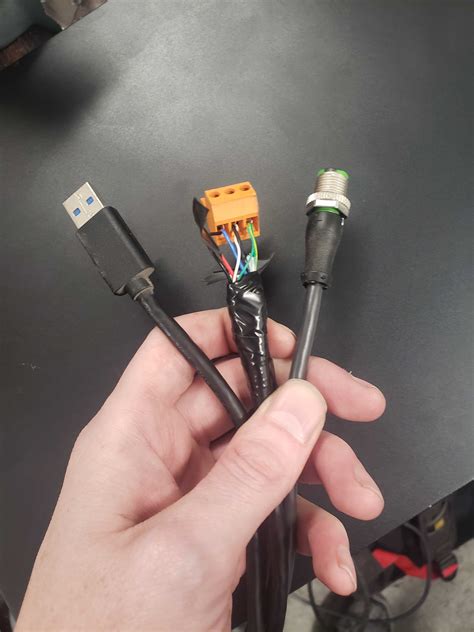 Made A Usb To M12 Uncoded Cable To Configure Proportional Valve Janky