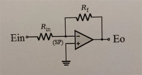 Solved Inverting Operational Amplifier The Switching