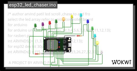 Esp32ledo Wokwi Esp32 Stm32 Arduino Simulator