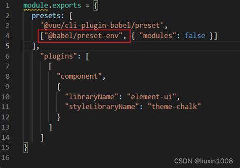 关于element按需配置依照文档安装后运行报错，可能的解决方法vue项目安装完element启动报错 Csdn博客