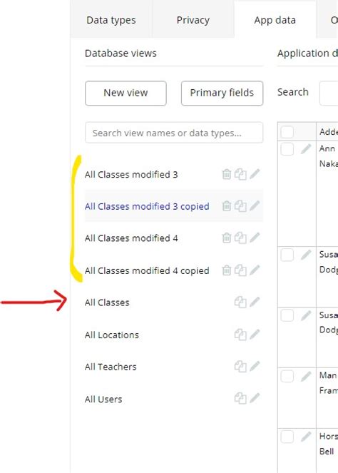 Modified Database Entries Database Bubble Forum