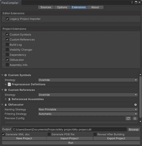 Flexcompiler