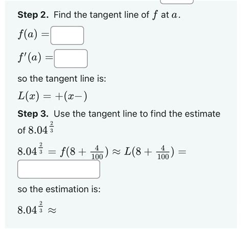 Solved Linear Approximation Use A Linear Approximation To