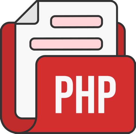 Php File Generic Color Lineal Color Icon