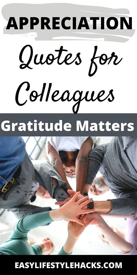 Quotes To Appreciate Your Colleagues Appreciation Quotes For