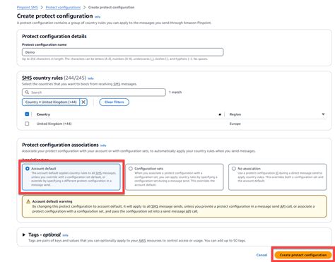 Lower Your Risk Of SMS Fraud With Country Level Blocking And AWS End User Messaging AWS