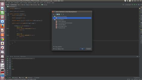 java how to force intellij idea to advice a override method stack