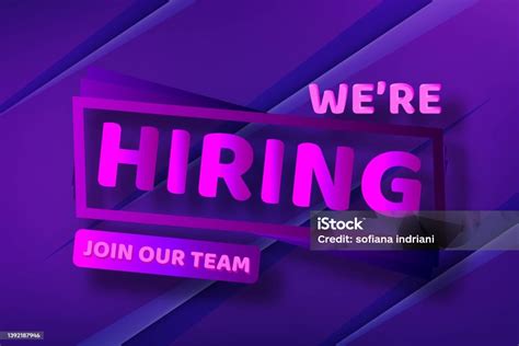 채용 모집 디자인 포스터입니다 벡터 일러스트입니다 오픈 공석 디자인 서식 파일입니다 객실 있음에 대한 스톡 벡터 아트 및 기타 이미지 객실 있음 개념 검은색 Istock