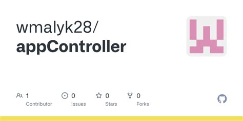 GitHub Wmalyk AppController