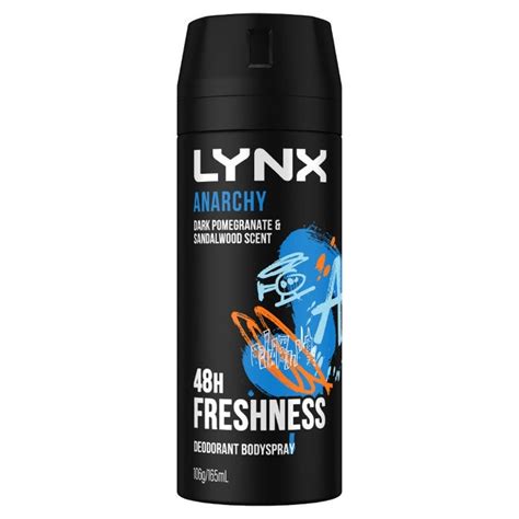 Buy Lynx Deodorant Body Spray Anarchy 165ml Chemist Direct