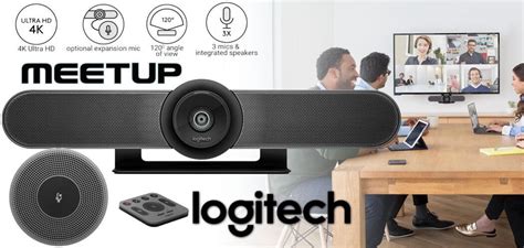 Logitech Meetup Video Conferencing Camera With Inbuilt Mic Speakers
