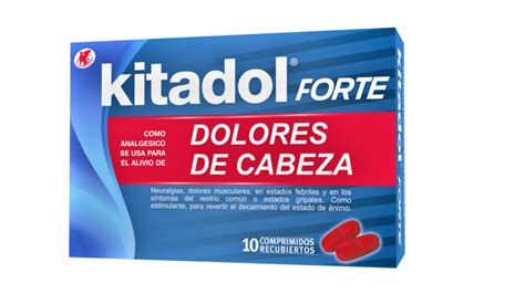 Kitadol Forte Paracetamol Cafeína 10 Comprimidos Recubiertos