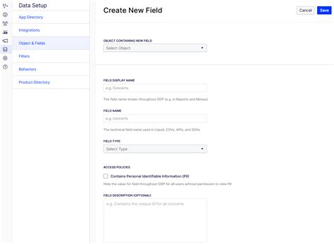 Create custom fields – Support Help Center