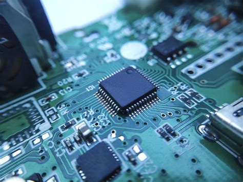 Close Up Image Of Microchip Integrated Circuit IC Macro Photograph Stock Photo At Vecteezy