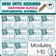 HMH Into Reading Grammar Modules 1 10 3rd Grade By Jones In 3rd