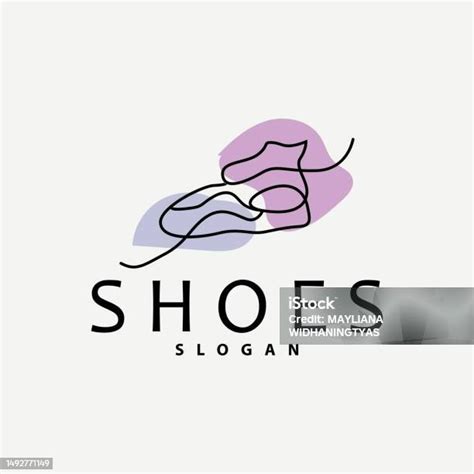 신발 디자인 심플한 미니멀리스트 라인 스타일 패션 브랜드 벡터 아이콘 일러스트레이션 개념에 대한 스톡 벡터 아트 및 기타 이미지 개념 건강한 생활방식 걷기 Istock