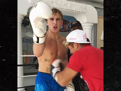 Jake Paul Gets Drilled In The Stomach Punch Me Harder TMZ Com