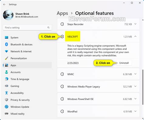 Install Or Uninstall VBScript Feature In Windows Windows Forum