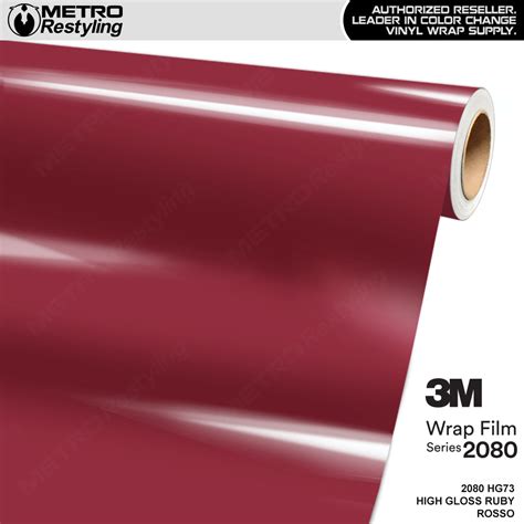 High Gloss Ruby Rosso 3m Metro Restyling