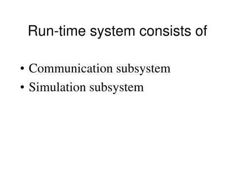 Ppt Parallel Simulation System Powerpoint Presentation Free Download Id4512130