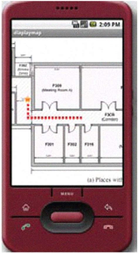 A Path Is Drawn On A Google Android Phone Download Scientific Diagram