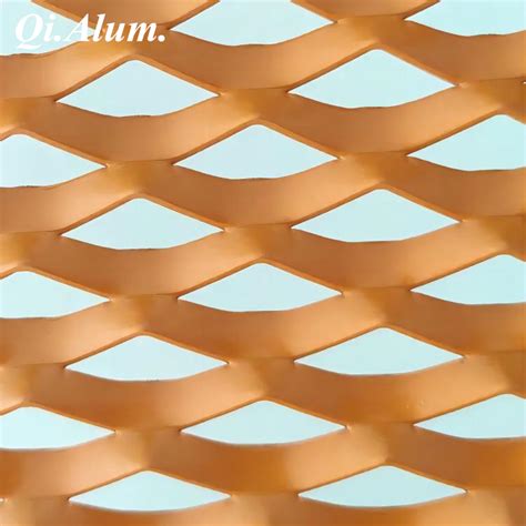 Exterior Expanded Metal Mesh Cladding Aluminum Mesh Cladding