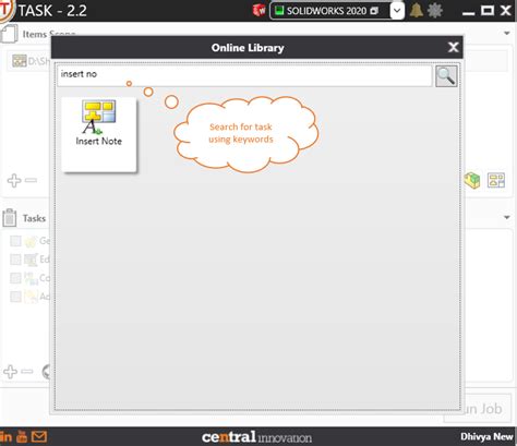 Insert Note Central Innovation Mfg Knowledge Base