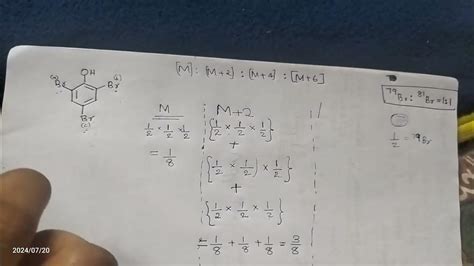 Intensity Ratio In Mass Spectrum Bromine Isotopes Youtube