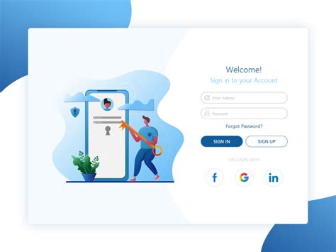 Web Login Screen Uiux By Attiqanaz603 ~ Epicpxls