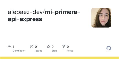 Github Alepaez Devmi Primera Api Express