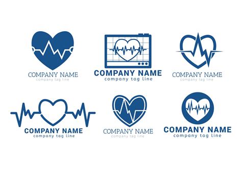 Heart Rhythm Vector Set 161603 Vector Art At Vecteezy