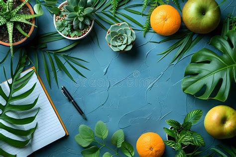 Simple And Organized Workspace For Designers Stock Illustration