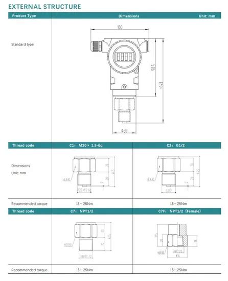 Intelligent Differential Pressure Sensor Transducer Transmitter Pressure Sensor And Pressure