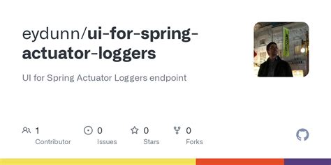 Github Eydunnui For Spring Actuator Loggers Ui For Spring Actuator Loggers Endpoint