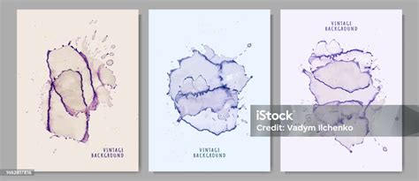 벡터 그림입니다 수채화 물감 추상적인 현대 미적 배경 표지 포스터 엽서 전단지 브로셔 레이아웃을위한 디자인 벽 장식 현대 미술