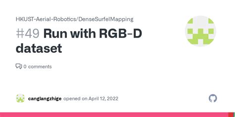 Run With Rgb D Dataset · Issue 49 · Hkust Aerial Robotics