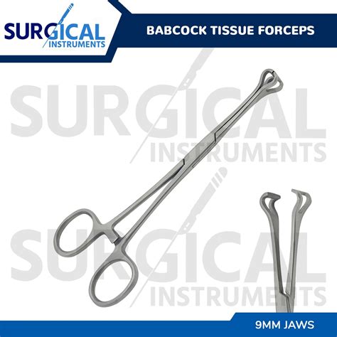 Babcock Tissue Forceps 625 Surgical Veterinary Instrument Stainless