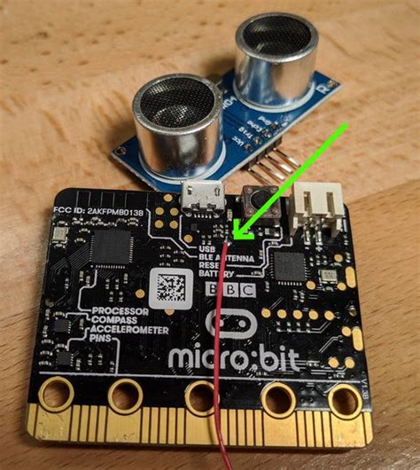 Ultrasonic Distance Sensor With Python And The Microbit Sensor