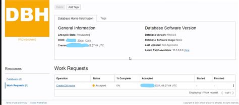 Exadata Cloud Service Creating New Database Home AristaDBA S Oracle Blog