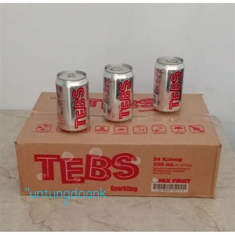 Jual Tebs Sparkling Tea Kaleng 330ml Shopee Indonesia