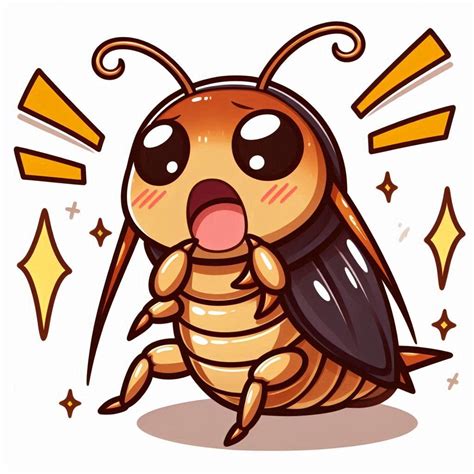 Best 13 Party Time Cockroach Kawaii Bug With Balloons Insect Birthday